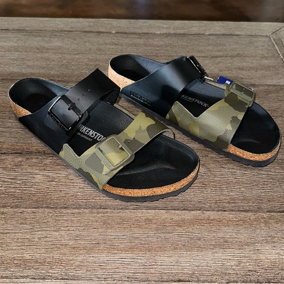 Birkenstock | Shoes | Birkenstock Arizona Split Birko Flor Blackdesert ...